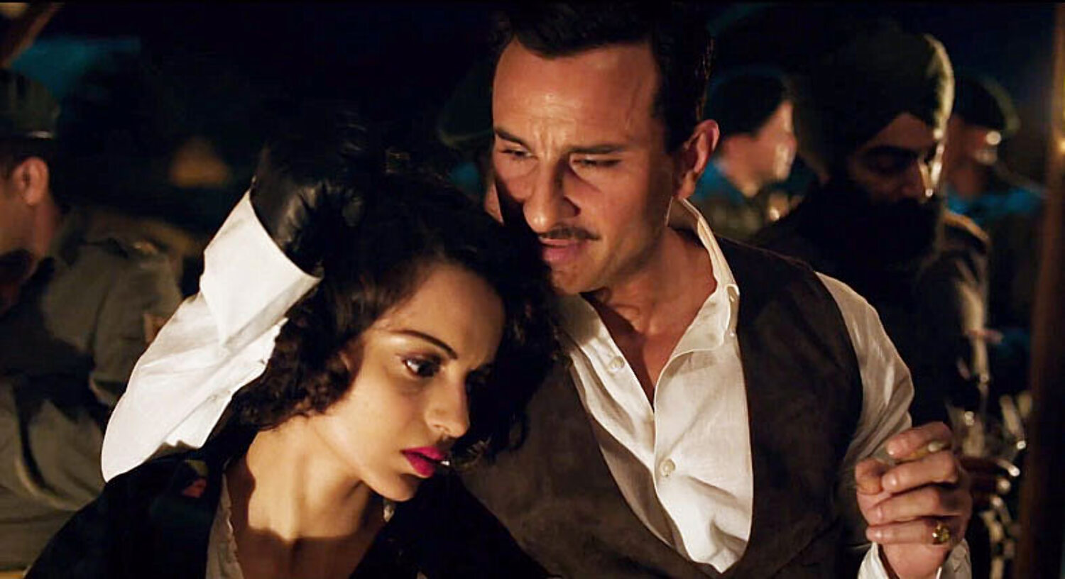 Kangana Ranaut Saif Ali Khan Rangoon Movie Stills 8 Rangoon On Rediff