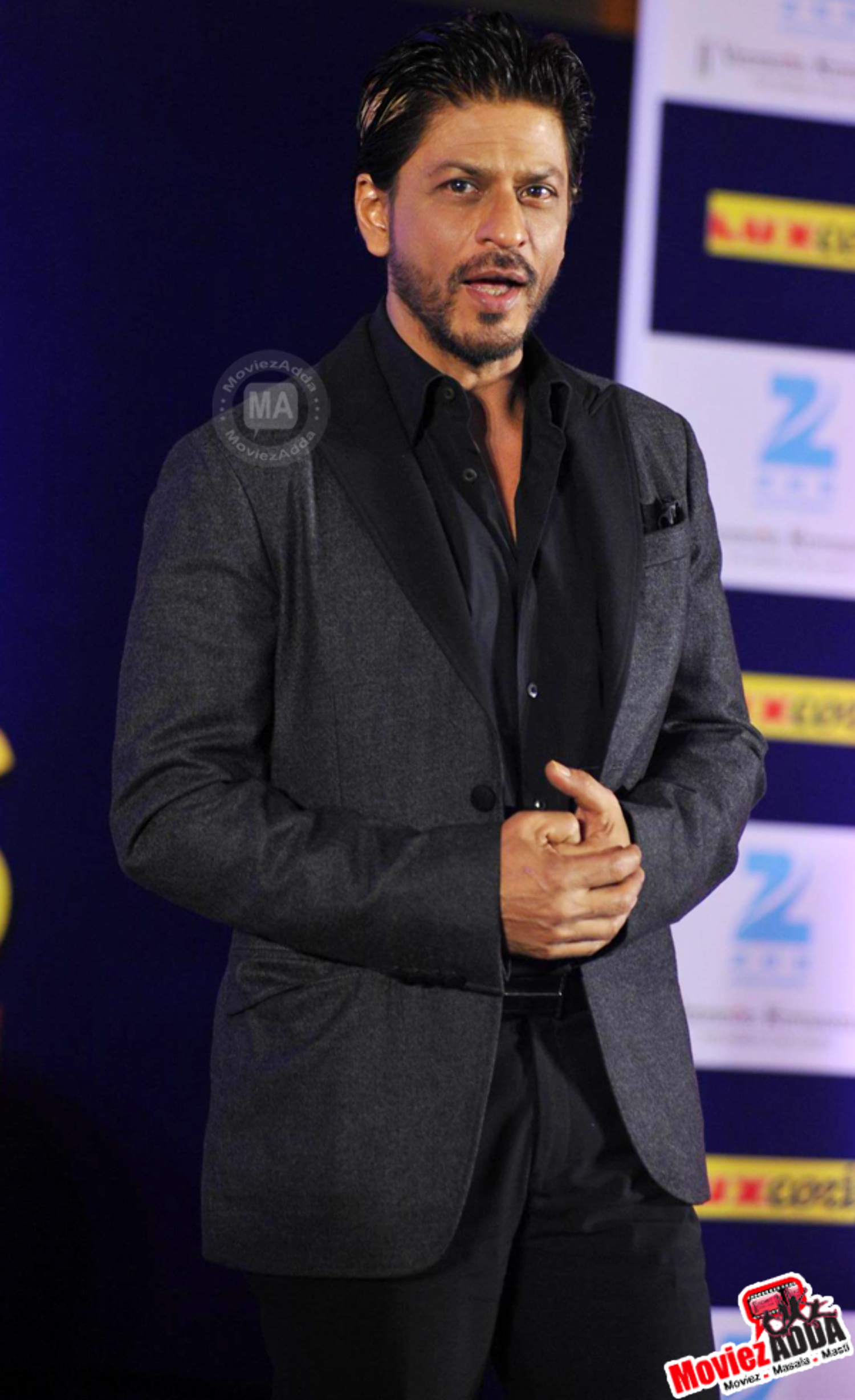 Shahrukh Khan at Zee Cine Awards 2014 announcement press meet ...